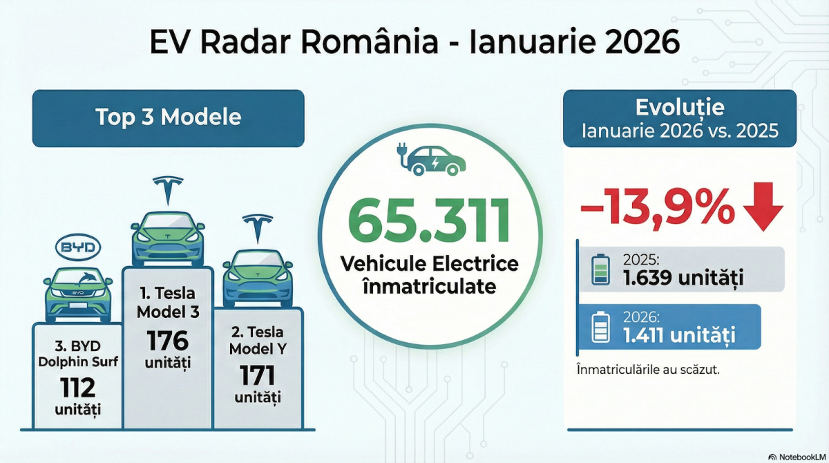 EV Radar Romania - Ianuarie 2026 - Electromobilitate